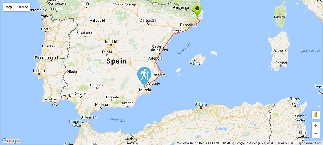 Walking The Spanish Costas 2016 - DIY Walking Tours